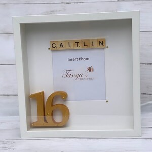 Personalised 16th Birthday Frame, 16th, Birthday Frame, Birthday Gift ...