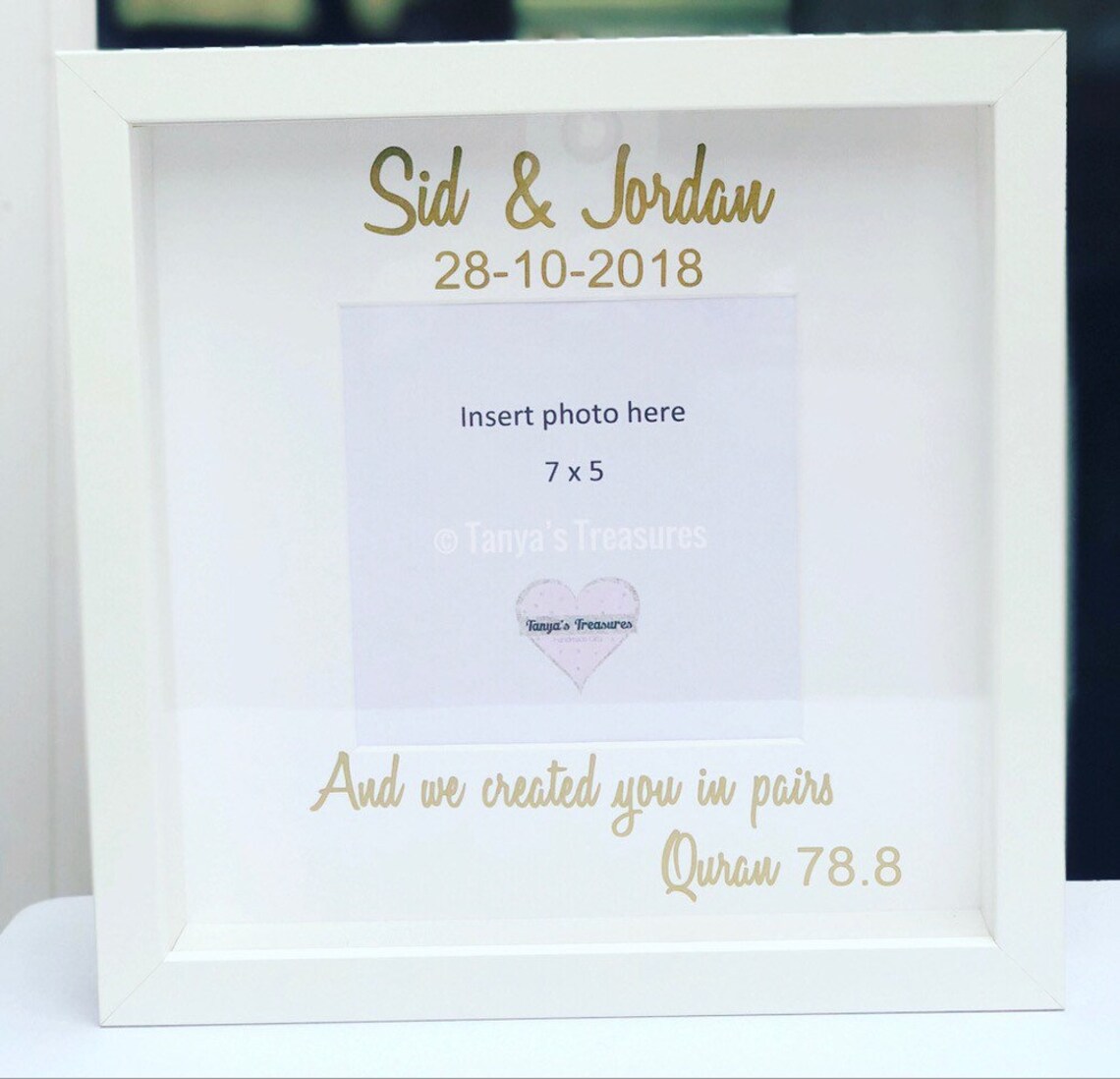 Nikah Frame Nikah Personalised Gift Nikah Gift Nikah - Etsy UK