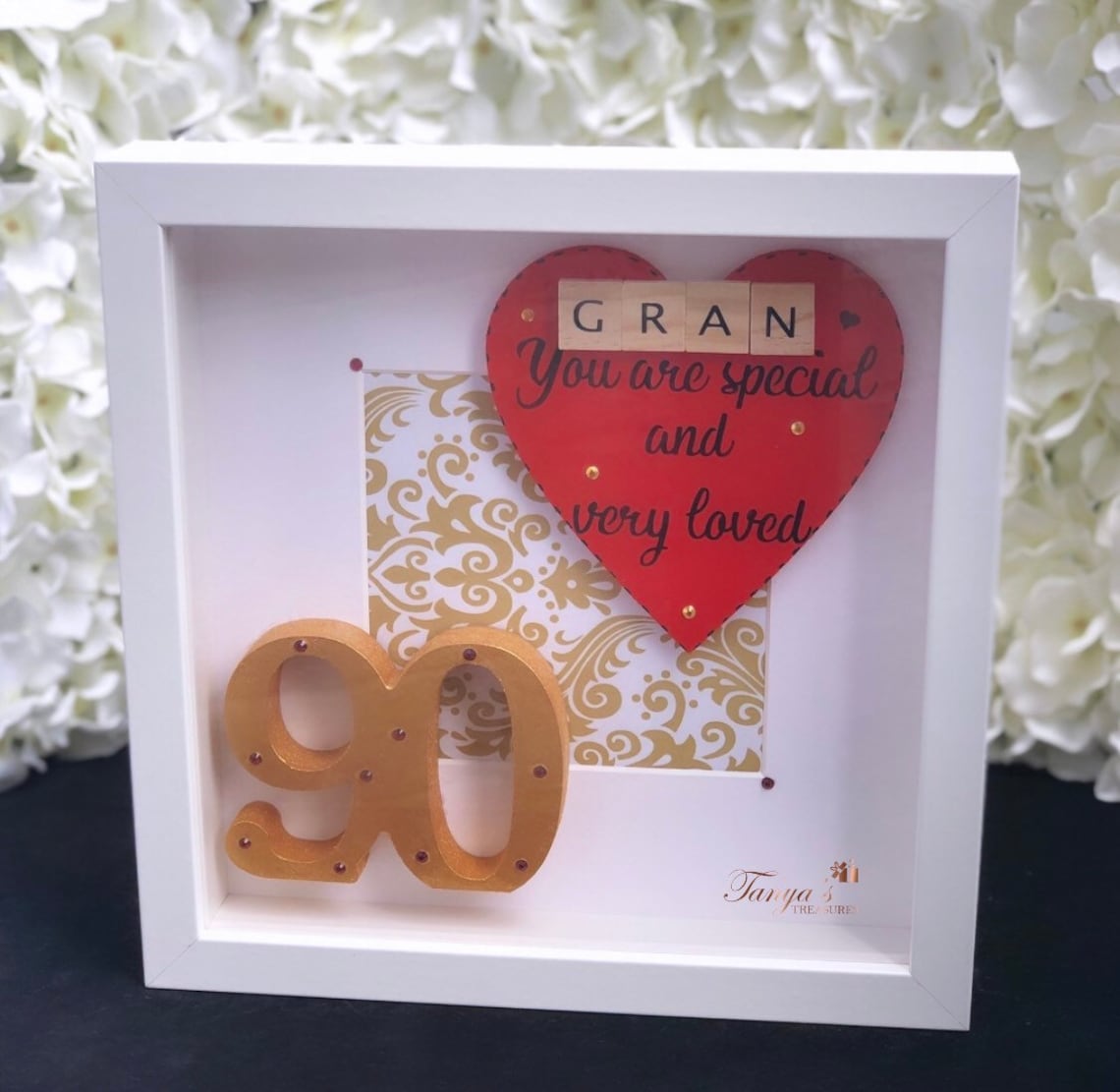 90th Birthday Frame 90th Birthday Frame Birthday Gift | Etsy