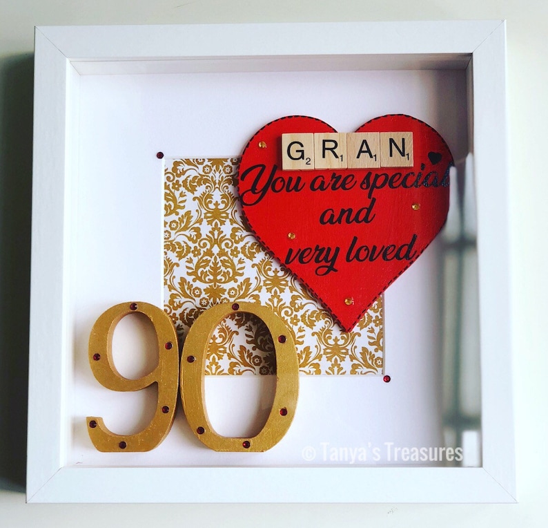 90th Birthday Frame 90th Birthday Frame Birthday Gift | Etsy