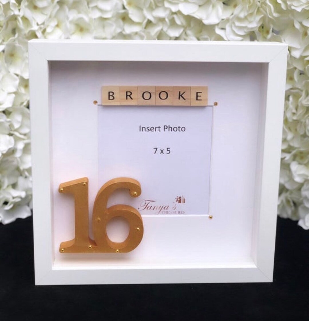 Personalised 16th Birthday Frame, 16th, Birthday Frame, Birthday Gift ...