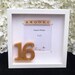 Personalised 16th Birthday Frame, 16th, Birthday Frame, Birthday Gift ...
