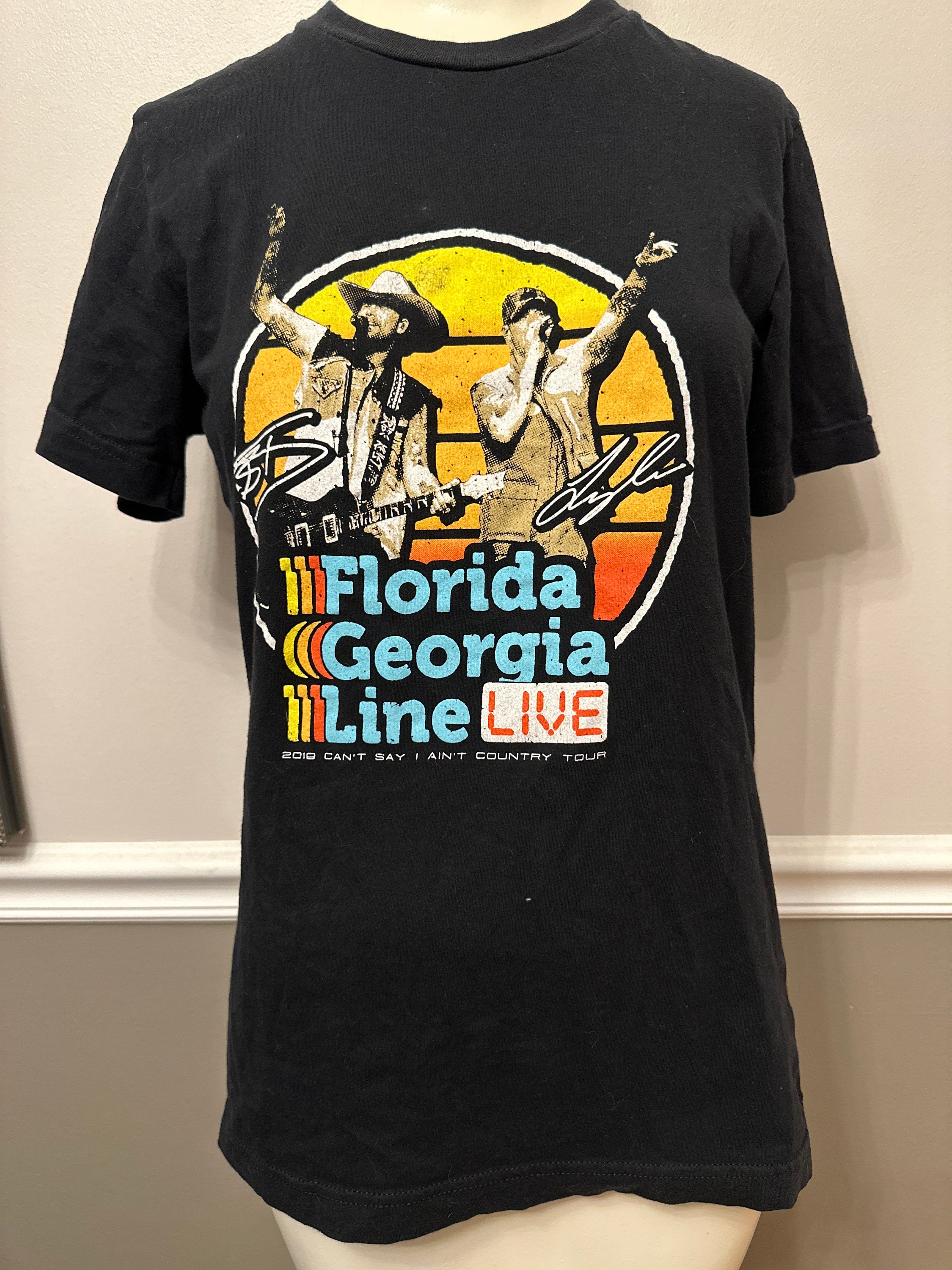 Florida Georgia Line LIVE Tee Sz S - Etsy