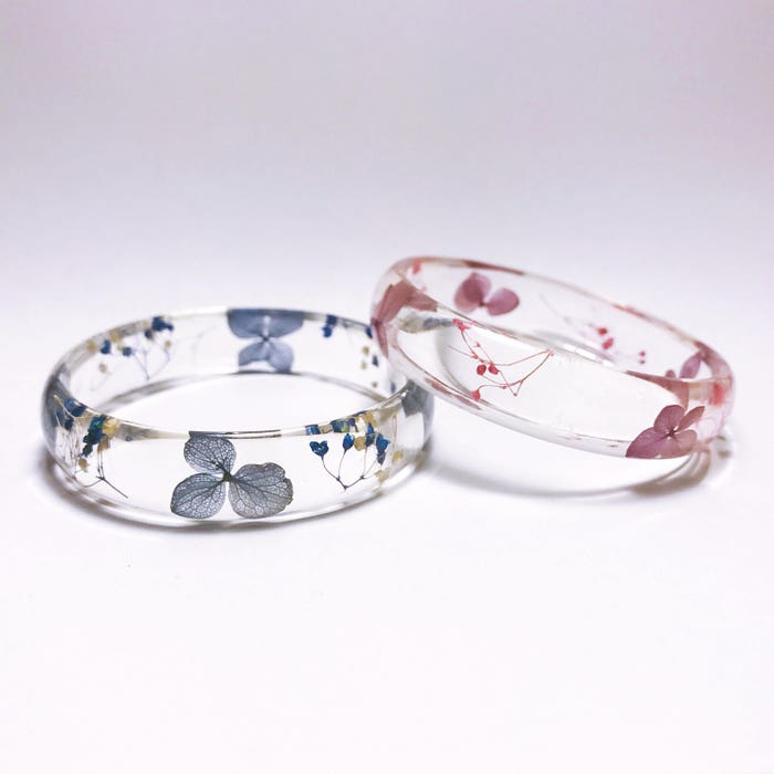 Flower Bangle - Etsy