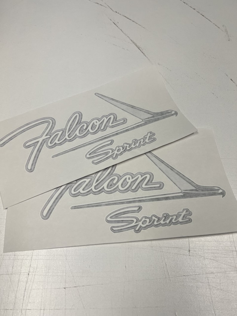 Ford Falcon Sprint Stickers (pair) 10x4.5 - Etsy