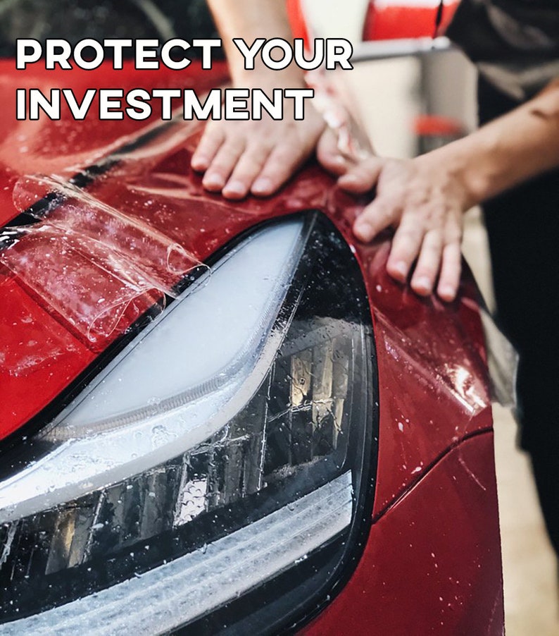 2016-2018 Camaro SS Pre-cut Front Bumper Paint Protection Clear Film ...