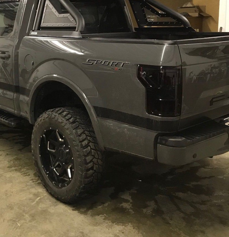 2018-2020 F-150 Pre-cut Vinyl Overlay Full Headlight and Taillight Tint ...