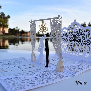 Pop up Wedding Invitations Sample Chandelier Design | Etsy