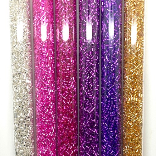 11/0 Hex Cut 6 Color Seed Bead Sets - Etsy