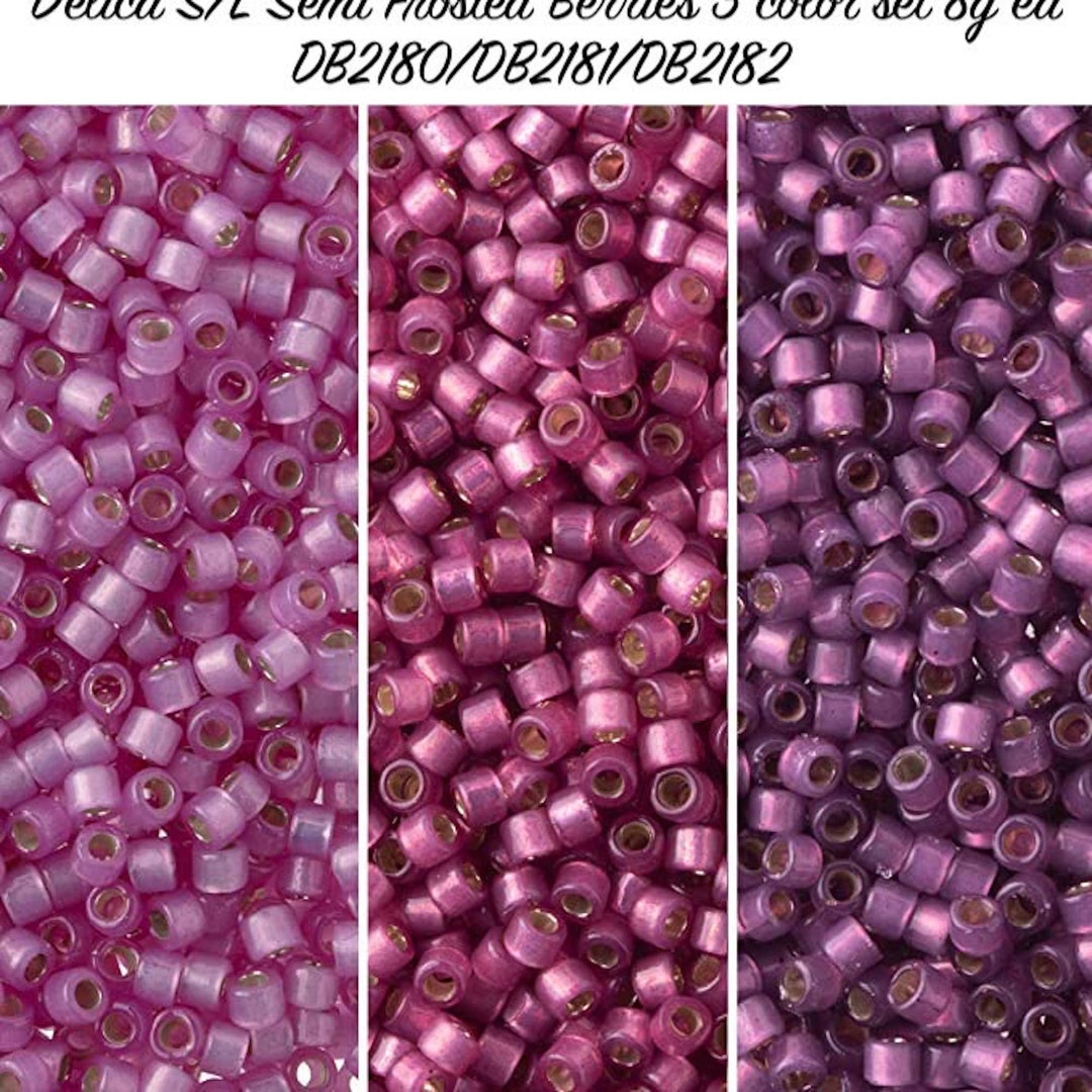 11/0 Delica 3 Color Sets #2/8g Ea Color (10 Sets Different Colors) - Etsy