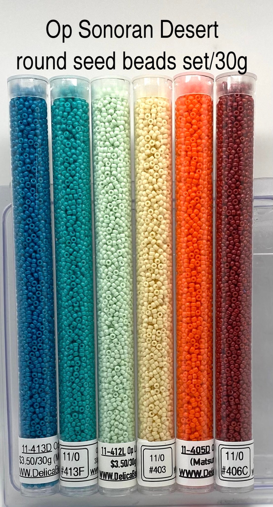 11/0 Op Sonoran Desert Round Seed Bead Set/30g Ea - Etsy