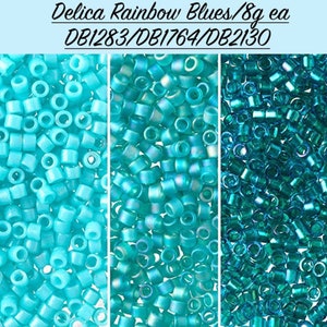 11/0 Delica 3 Color Sets #2/8g Ea Color (10 Sets Different Colors) - Etsy