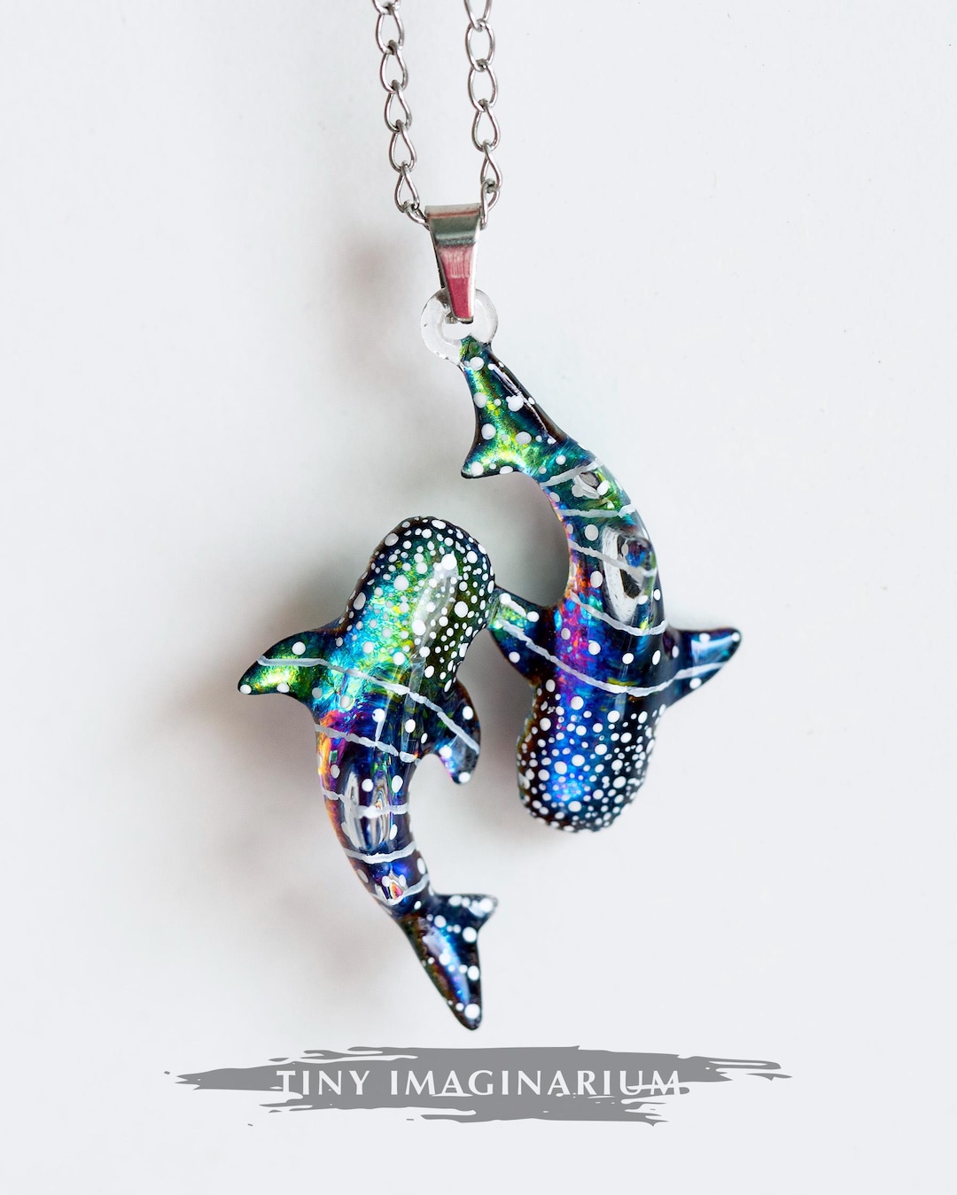 Whale Shark Necklace, Whaleshark Jewellery, Shark Pendant, Marine Life ...