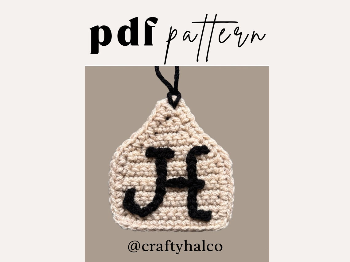 Cow Tag Crochet Pattern (PDF ONLY) - Etsy