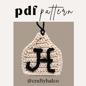 Cow Tag Crochet Pattern (PDF ONLY) - Etsy