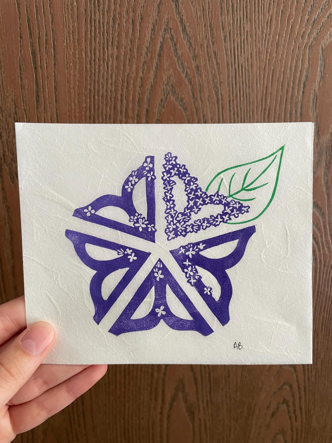 Rochester Flower Logo Lilac Print | Flower City | ROC NY | Linoleum ...