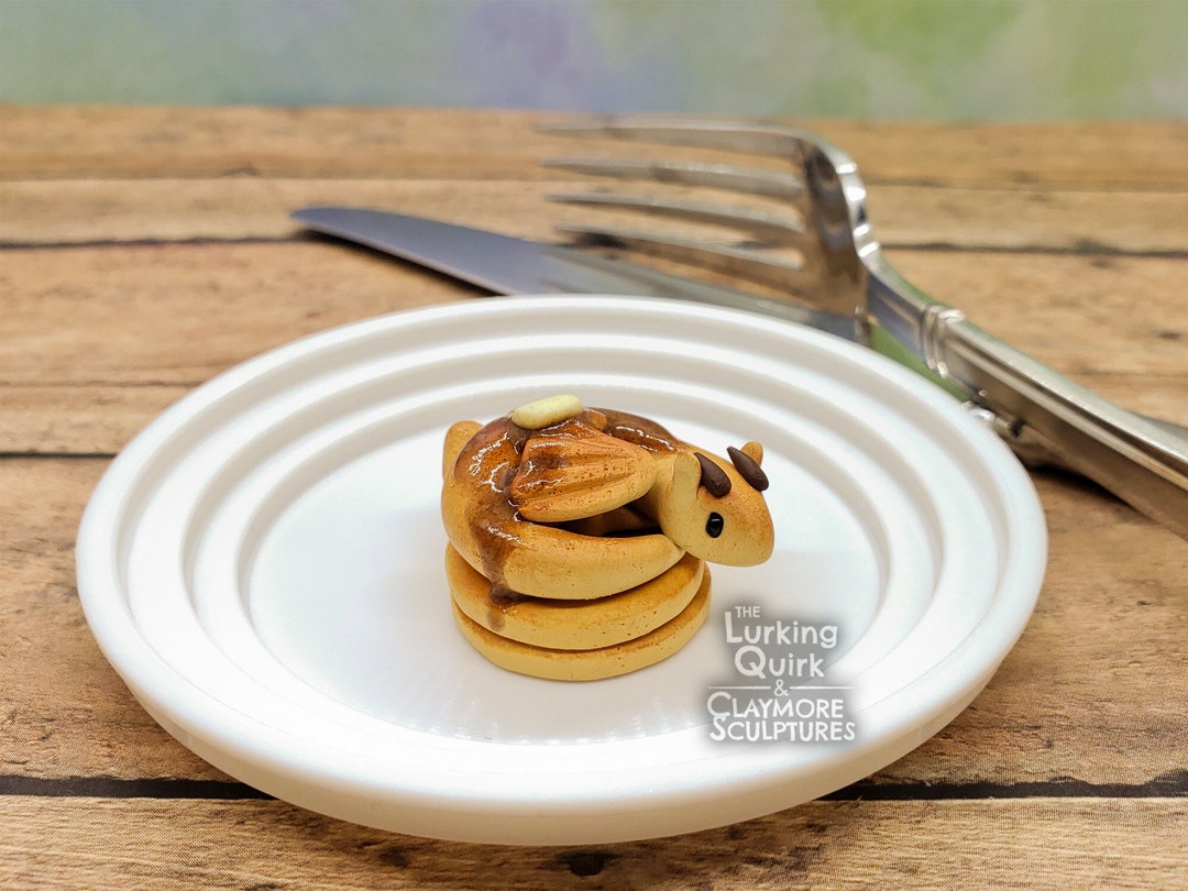 Mini Polymer Clay Pancake Dragon - Etsy