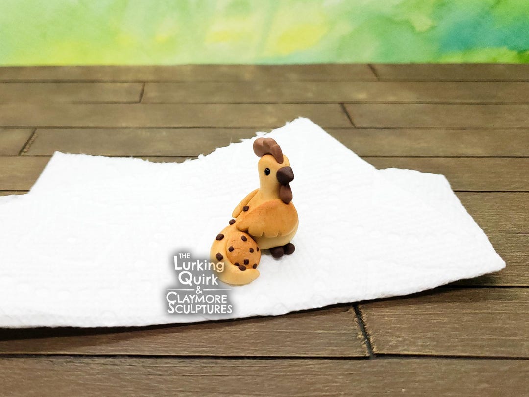 Mini Chocolate Chip Cookie 'trice - Polymer Clay Sculpture - Etsy