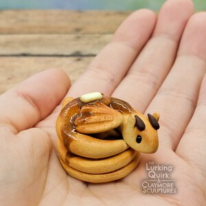 Mini Polymer Clay Pancake Dragon - Etsy
