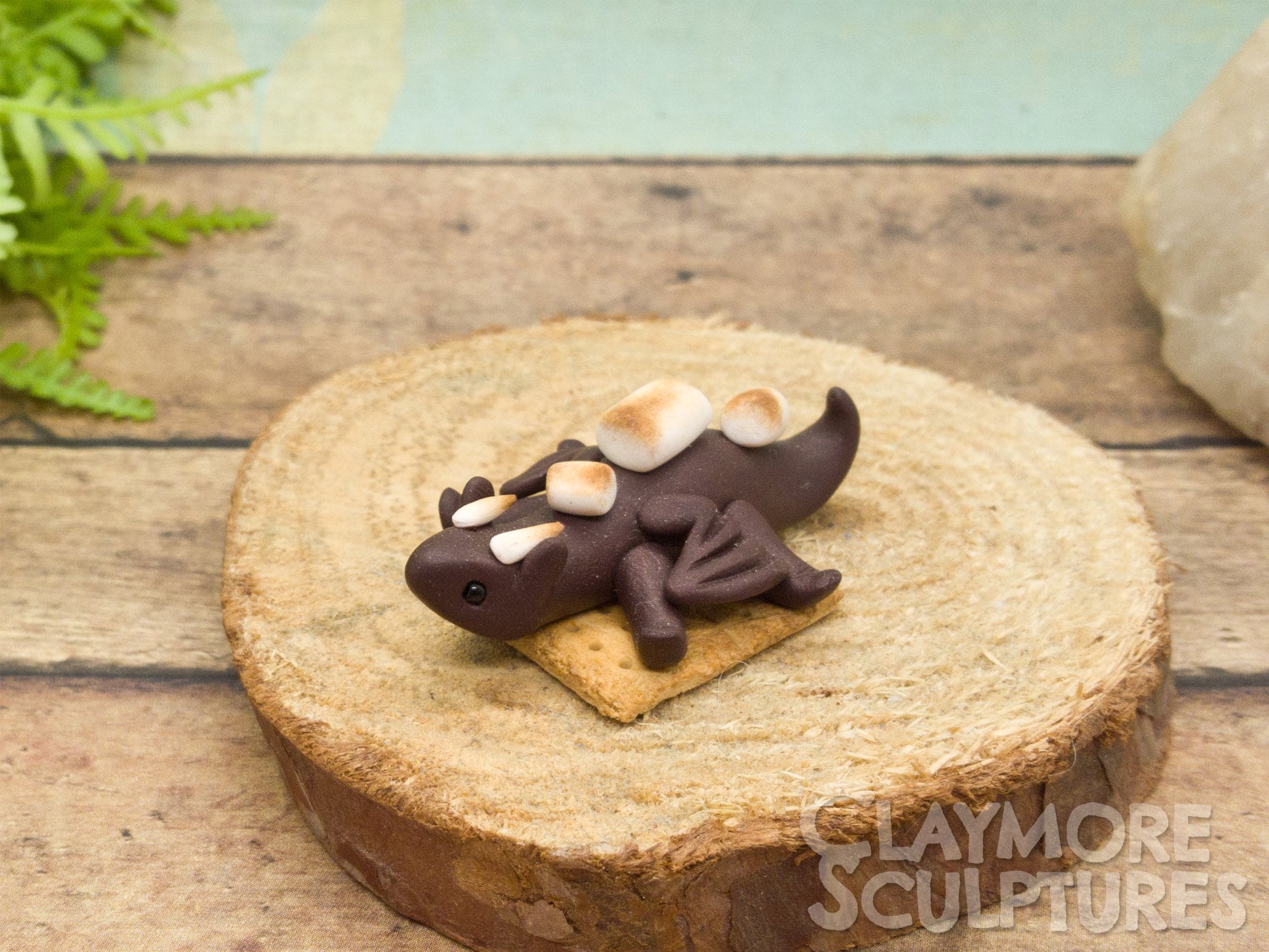 Mini Smores Polymer Clay Dragon Sculpture | Etsy