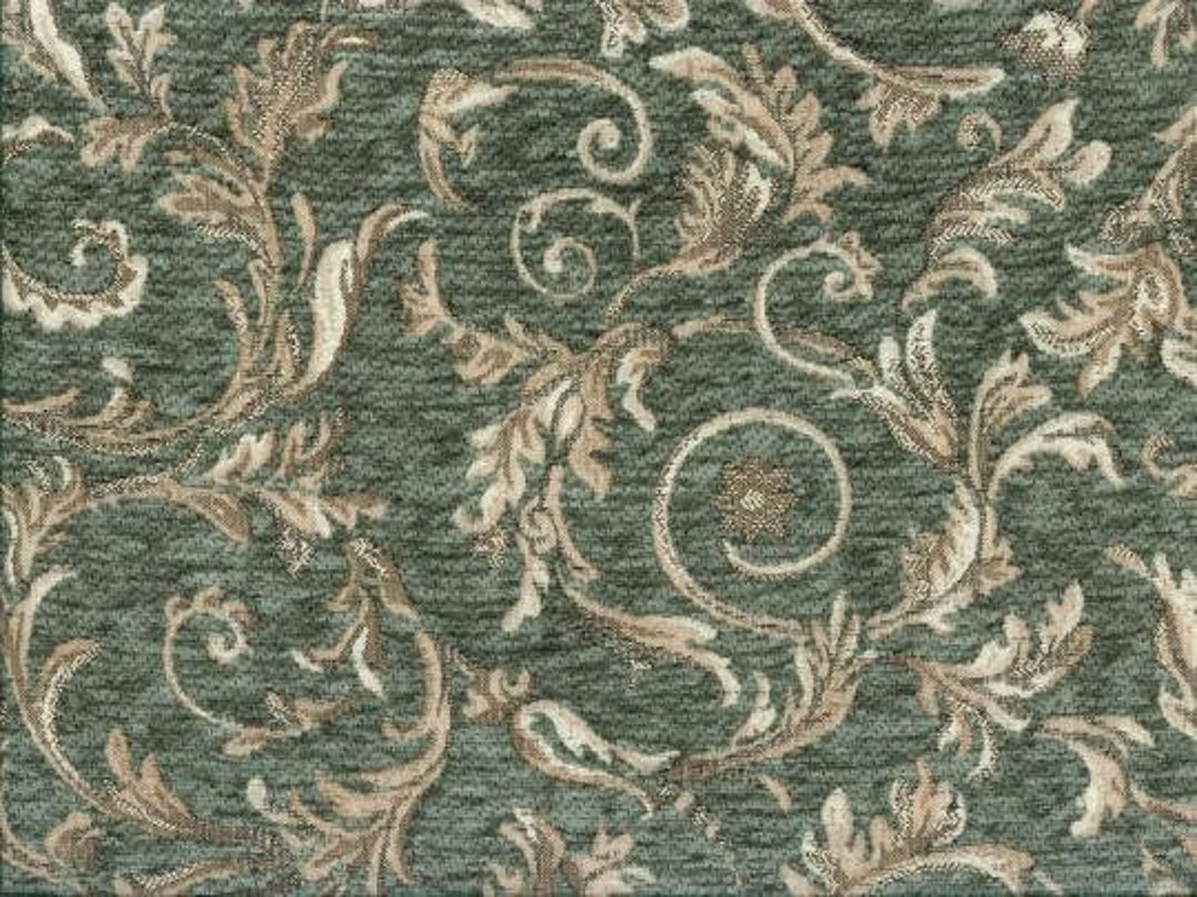 Upholstery Fabric, Drapery Fabric, Scroll Fabric, Chenille Fabric ...