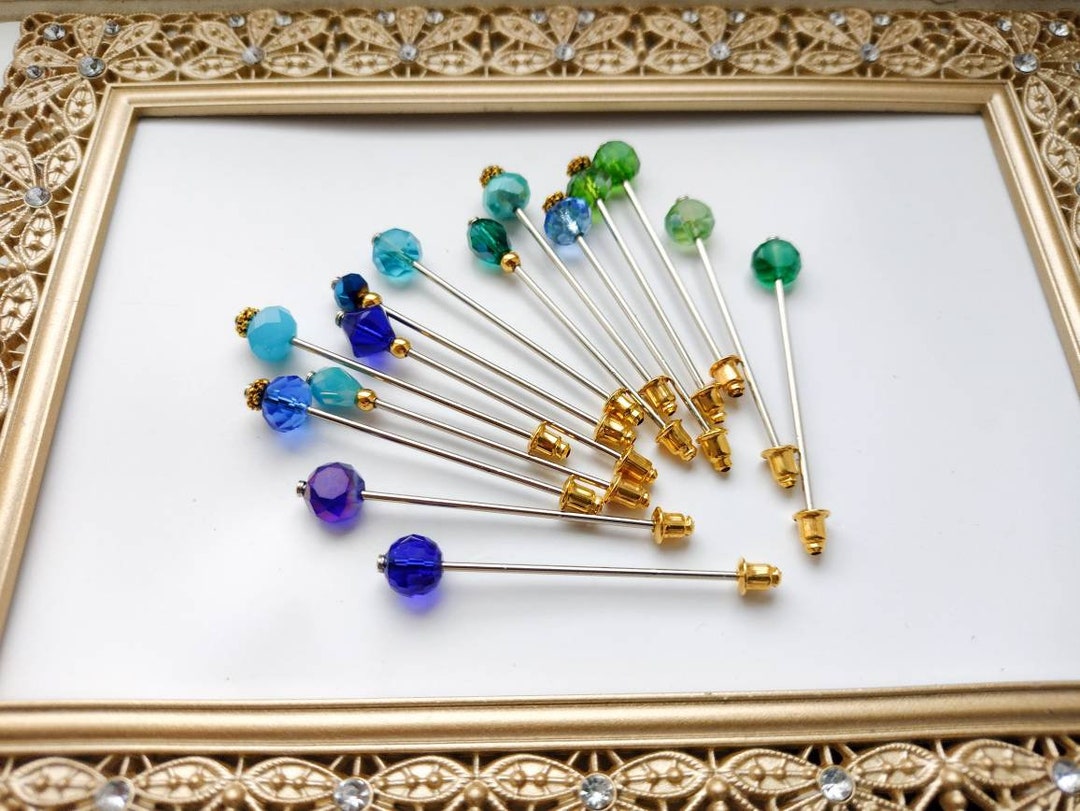 Eid Git for Her Sale 15PCS Petite Hijab Pin Set 5cm Long Sturdy Steel ...