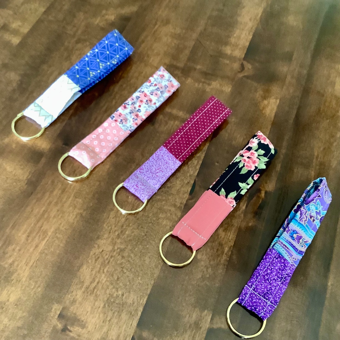 Wrist Key Chain, Fabric Key Fob, Key Fob Wristlet, Wristlet Key Chain ...
