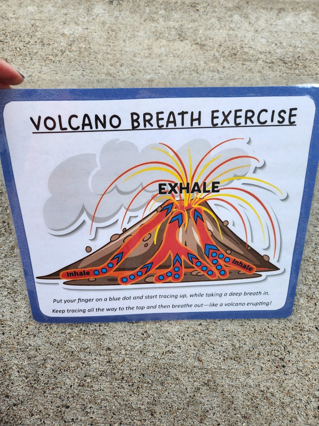 Volcano Guided Breathing Exercise-kids, Preschool, Pre-k & Toddler ...