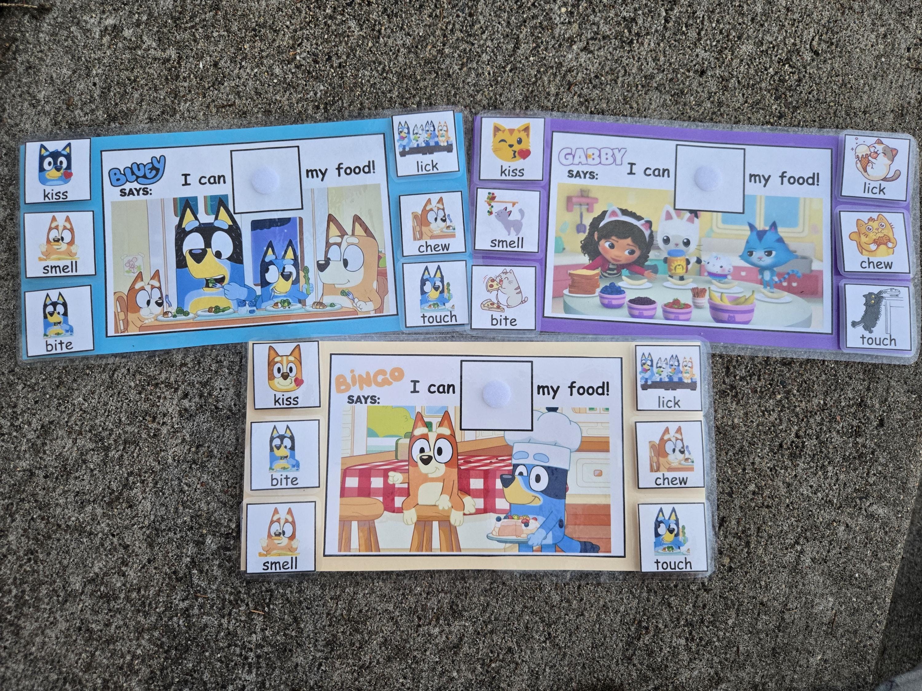 Gabby's Dollhouse Food Interaction Therapy Chart-kids, Preschool, Pre-k ...