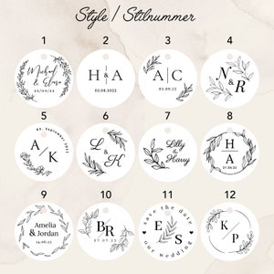 Custom Round Text Tags, Personalized Branding, 3cm & 4cm - Etsy