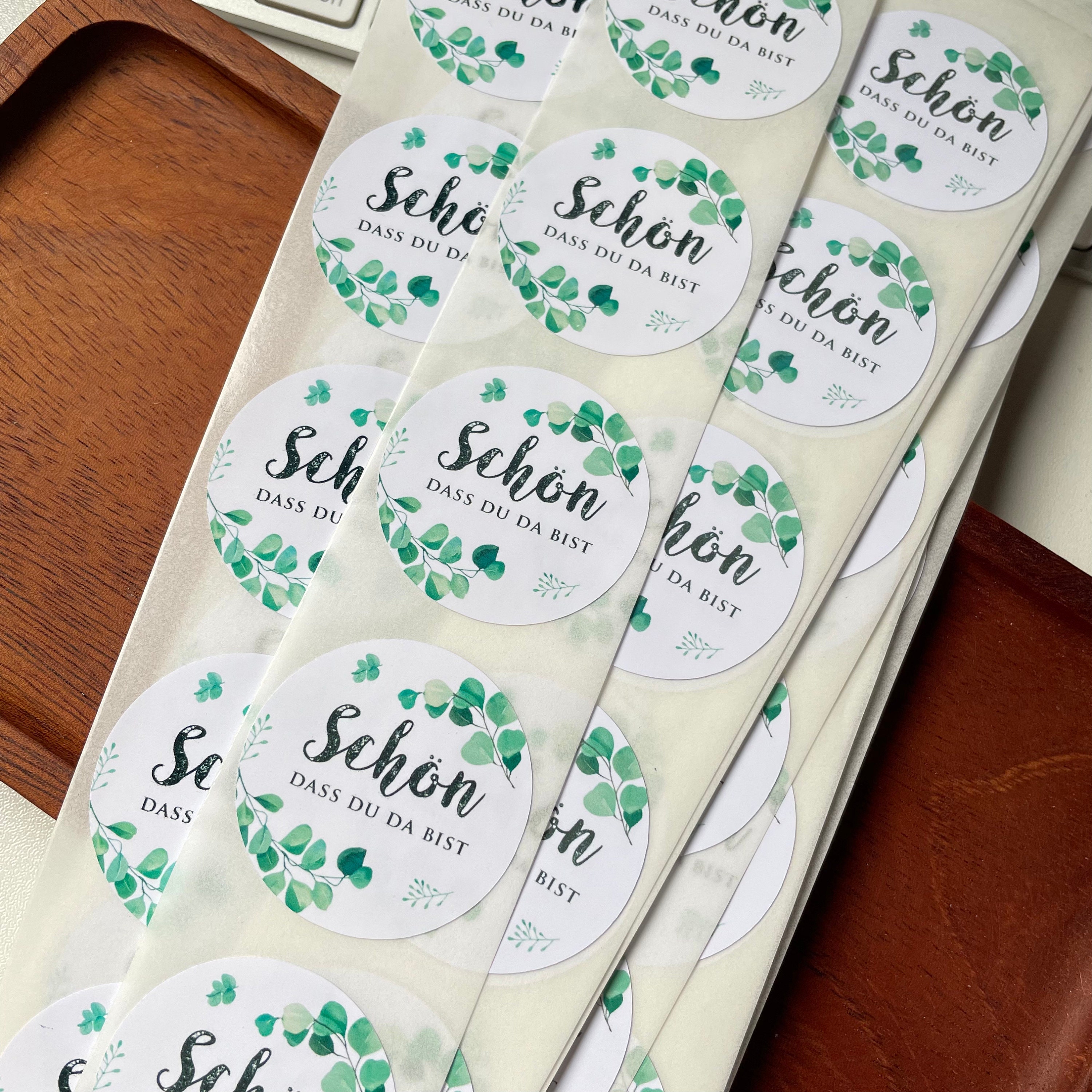 Eucalyptus Sticker Danke Sticker Thank You Sticker - Etsy