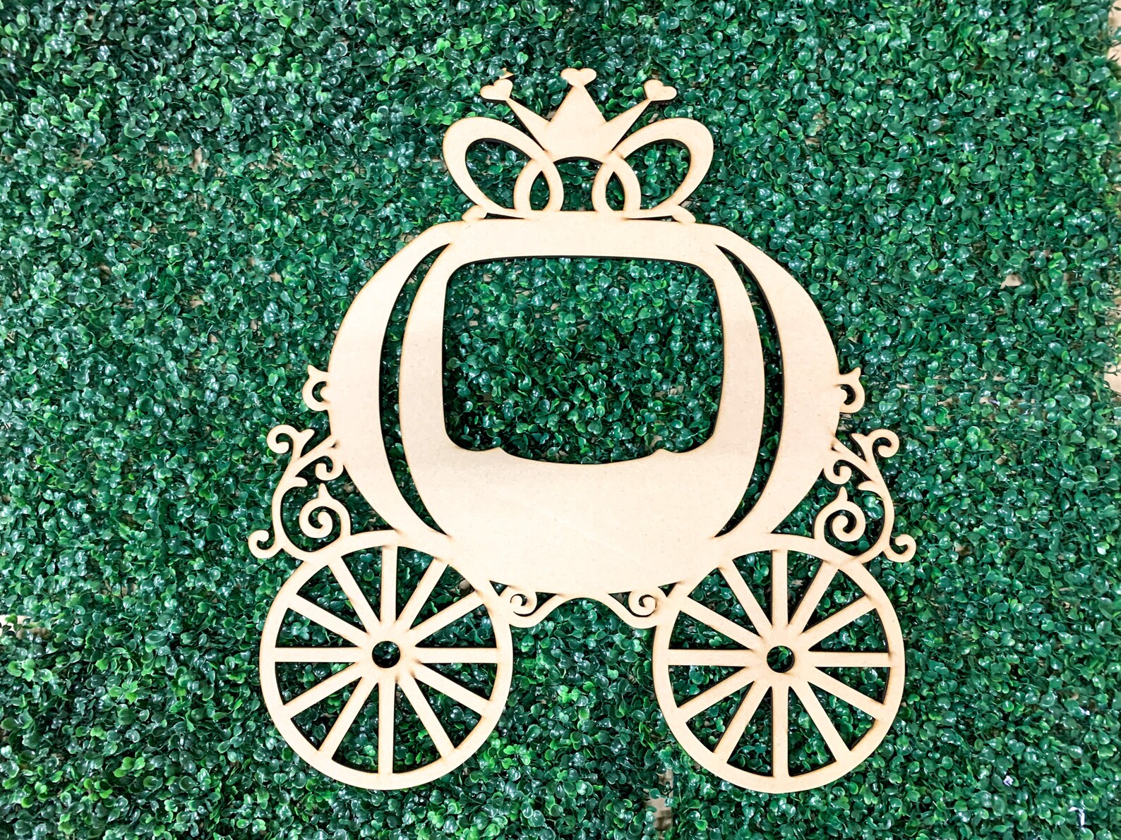 Princess/cinderella Carriage Wooden Backdrop Decoration - Etsy