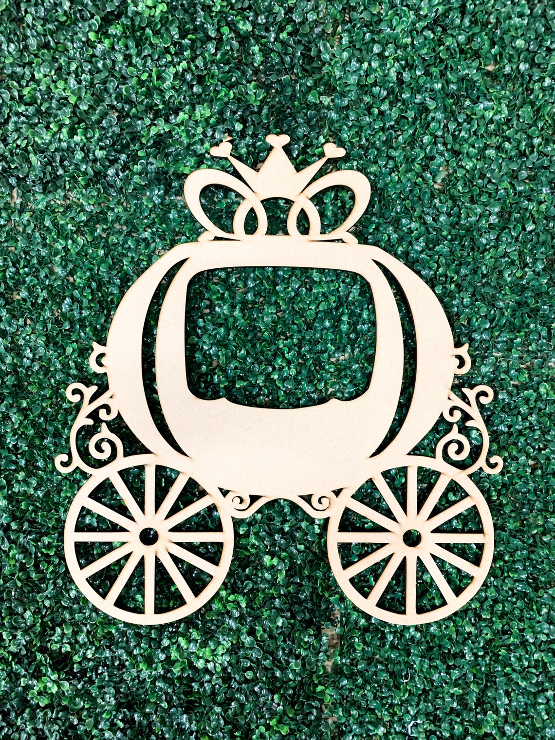 Princess/cinderella Carriage Wooden Backdrop Decoration - Etsy