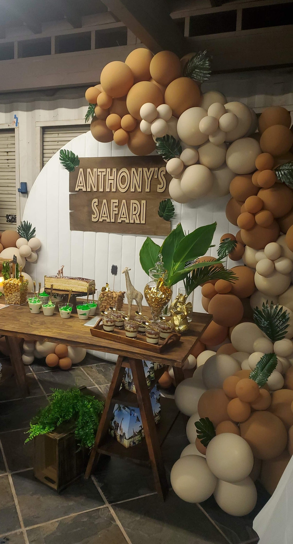 Custom/personalized Safari Theme Wooden Sign/backdrop - Etsy