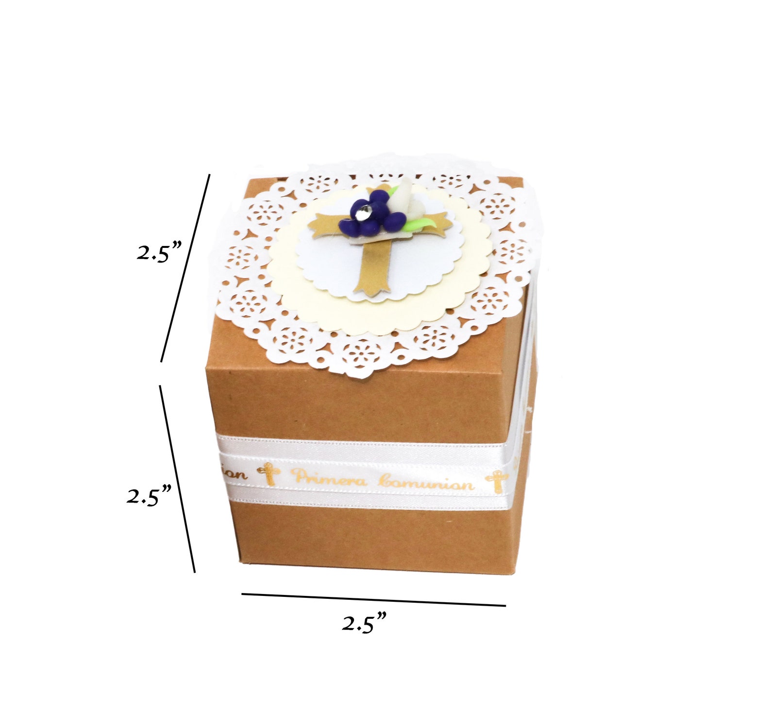 12 Pieces Decorated Communion Party Favor Boxes 2.5 X - Etsy