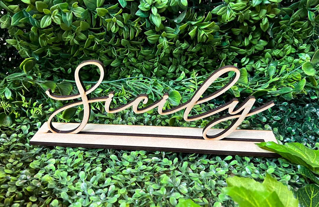 Custom/personalized/ Name Wooden Sign Stand - Table Top, Nursery ...