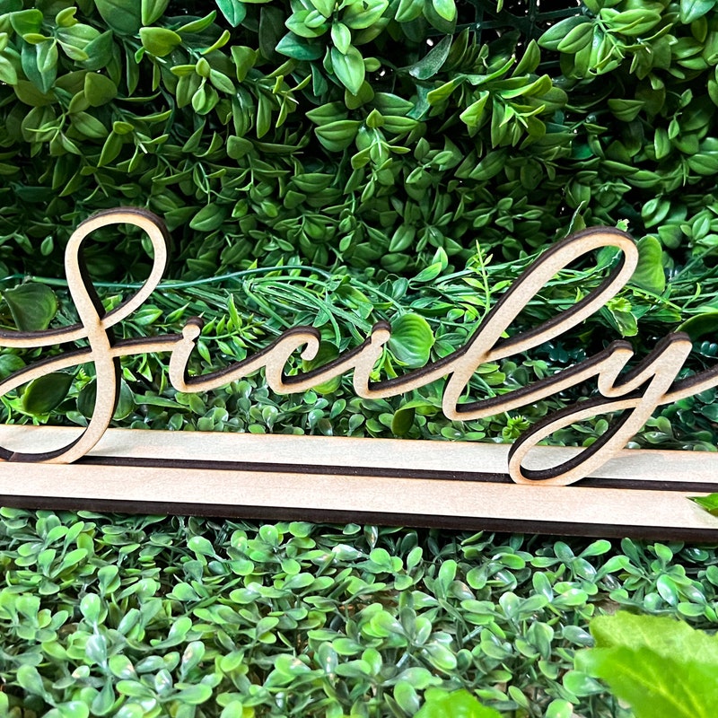 Table Name Stands - Etsy