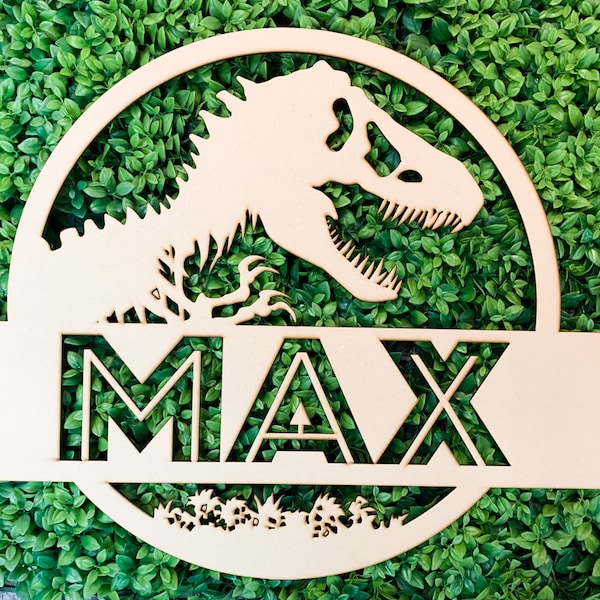 Dinosaur Wood Sign - Etsy