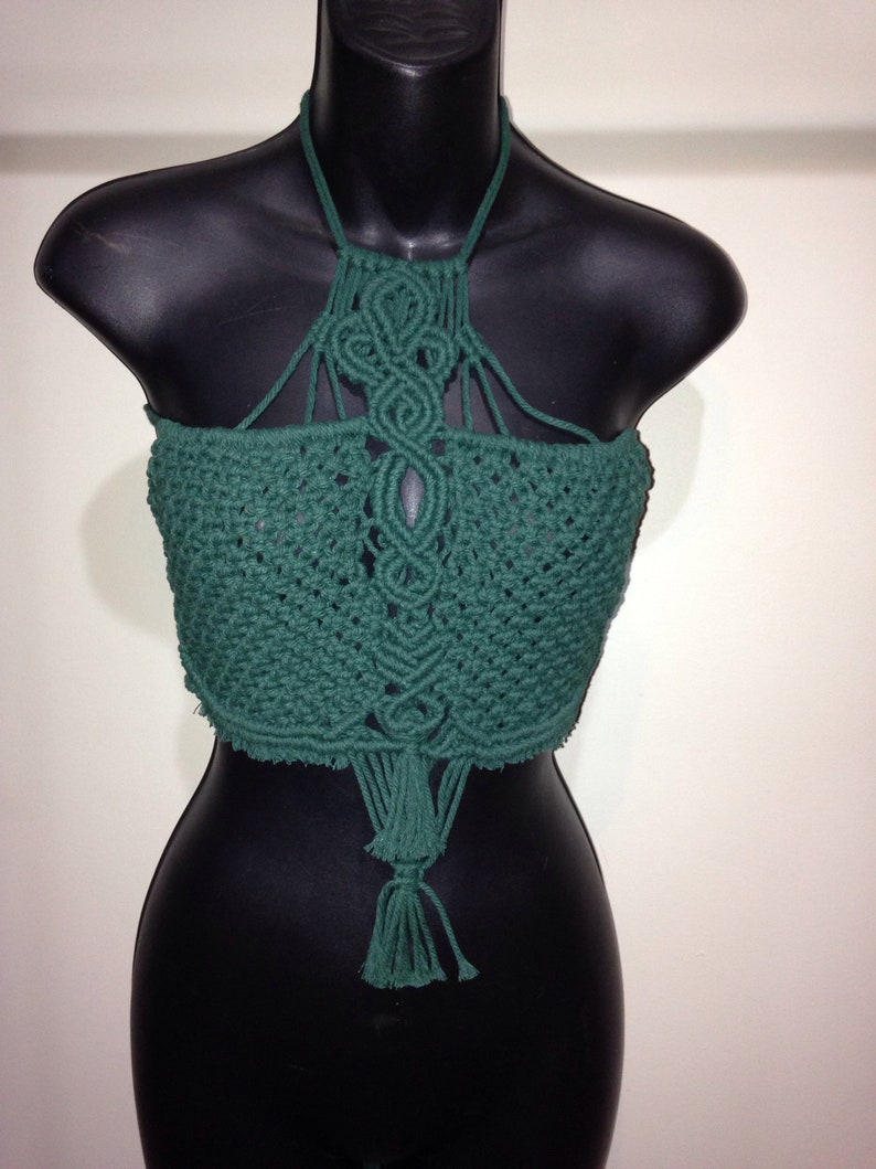 Macrame Festival Top - Etsy
