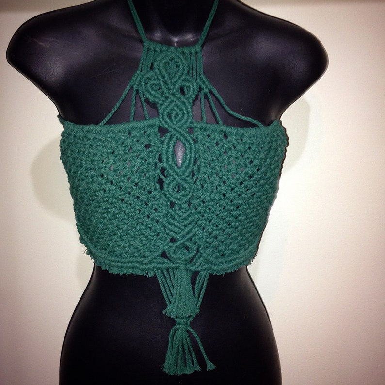 Macrame Festival Top - Etsy