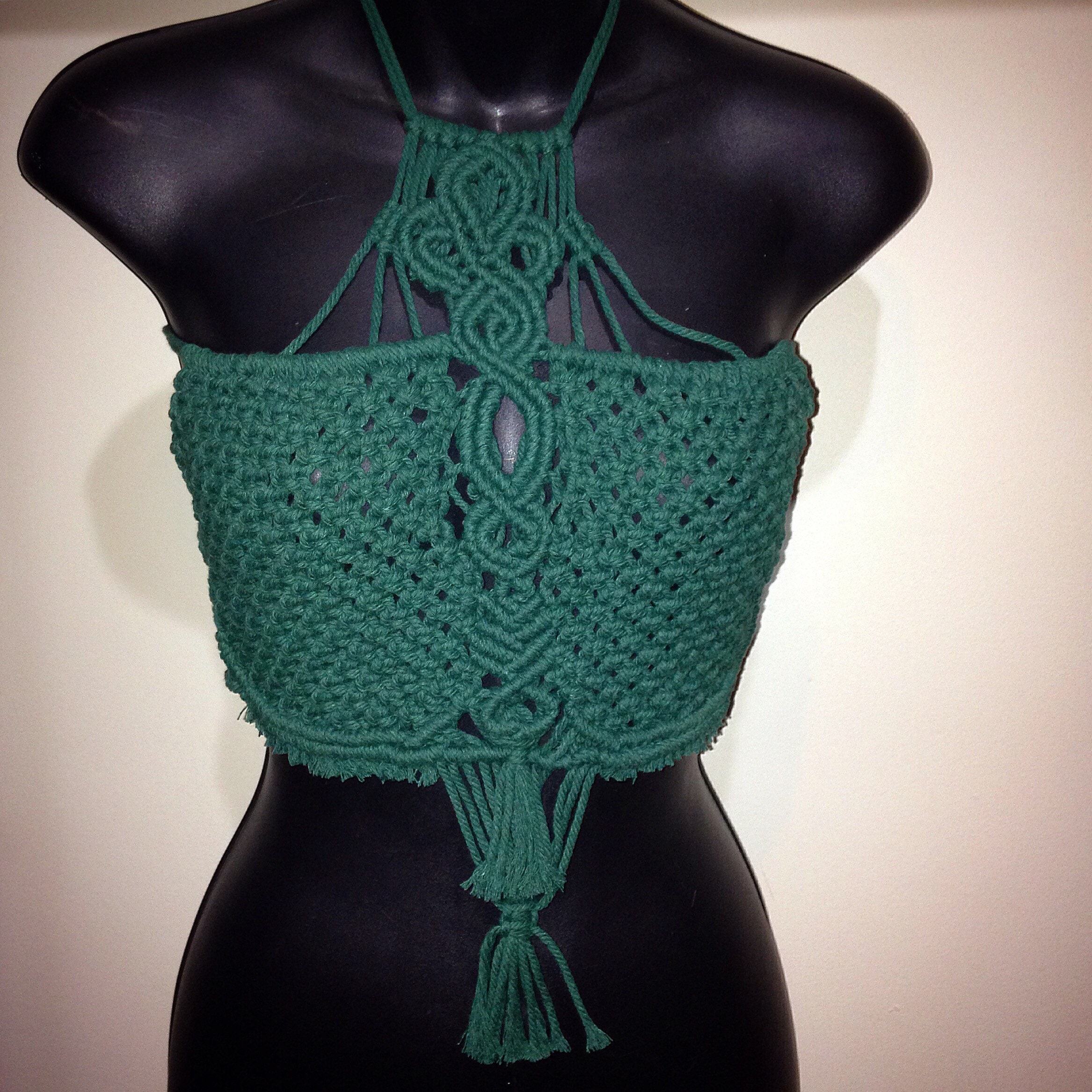 Macrame Festival Top - Etsy