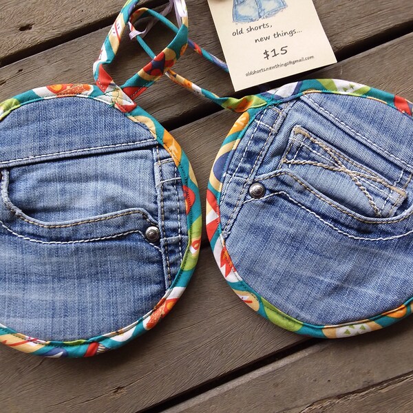 Denim Pot Holders - Etsy