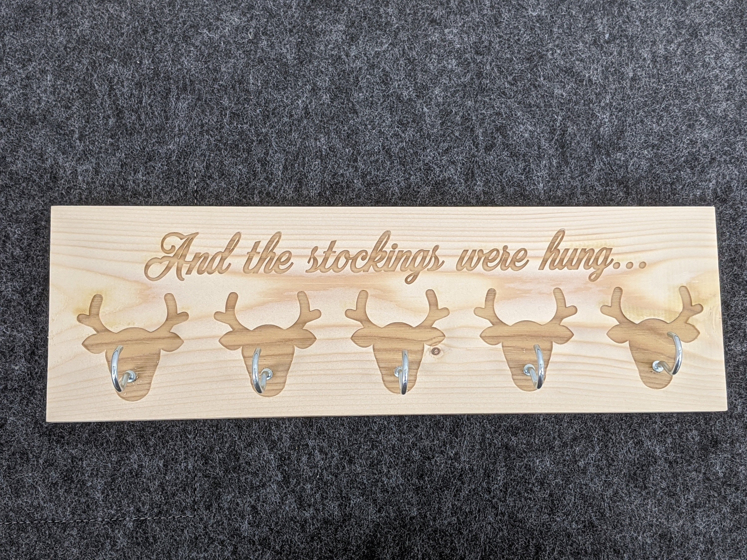 Personalised Stocking Hanger Christmas Stocking Sign - Etsy UK