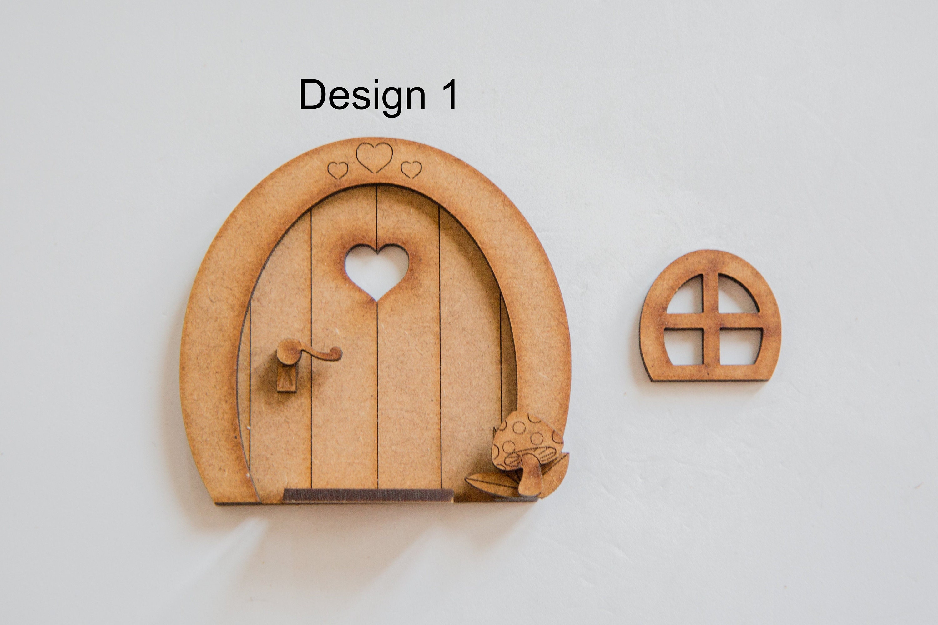 Mdf Mini Fairy Door Kit Ready to Decorate 8 Designs to Choose - Etsy UK