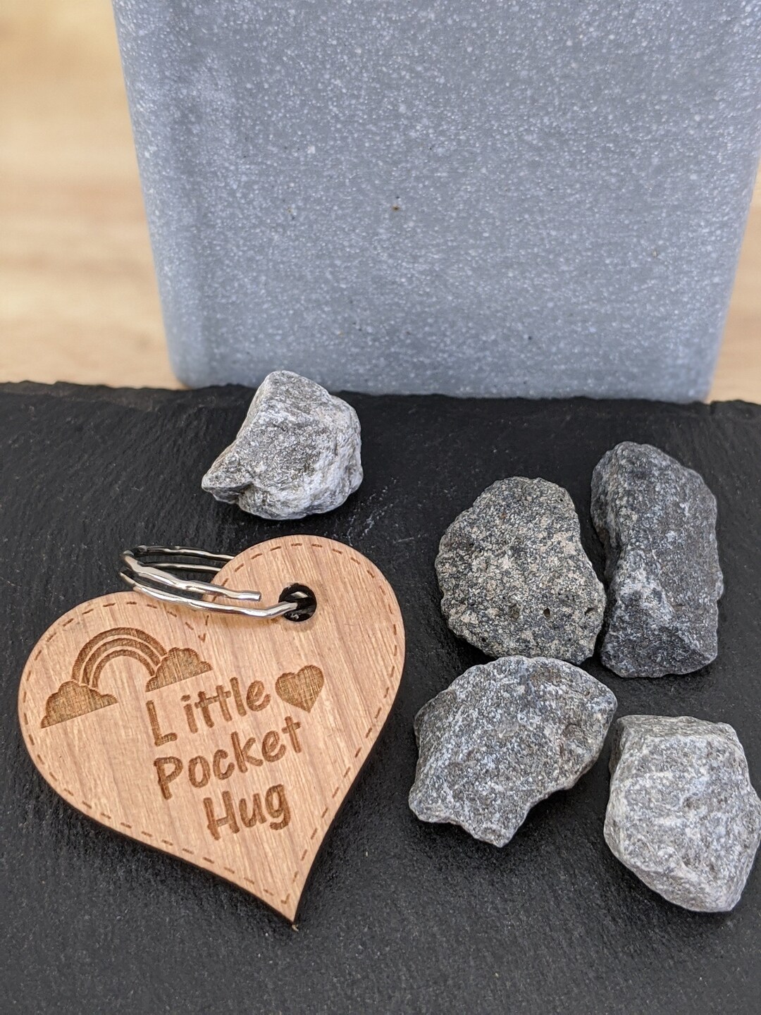 Personalised Pocket Hug Keyring - Etsy
