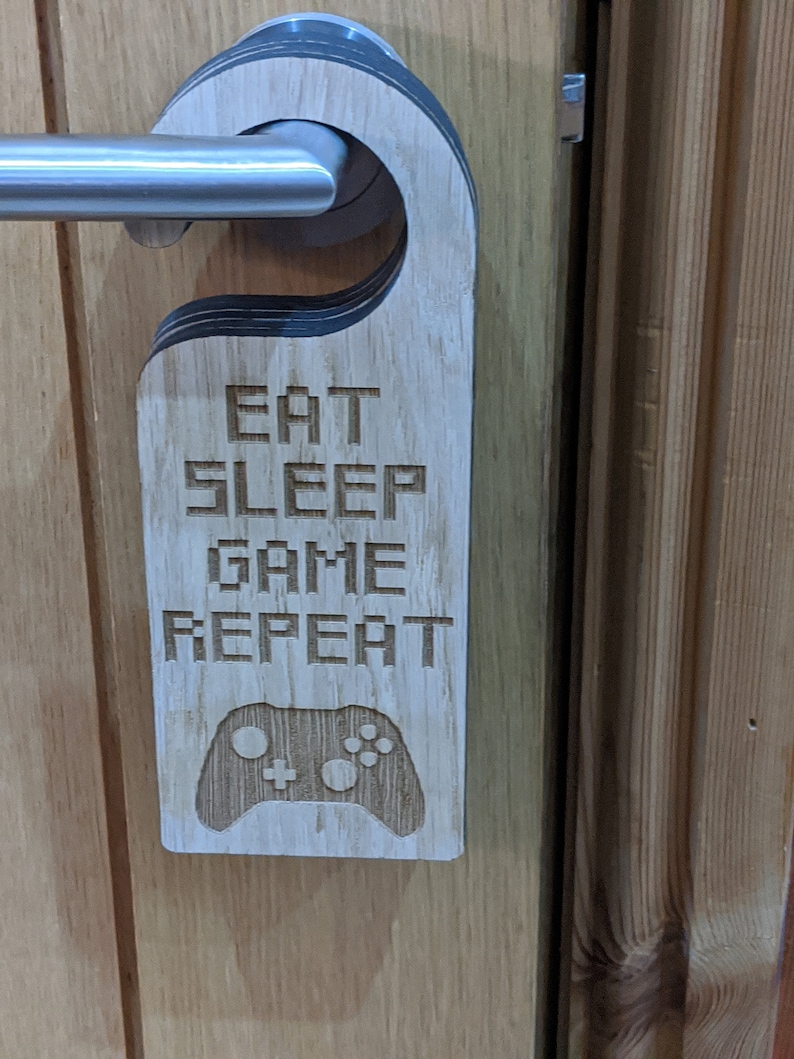 Gamer Door Hanger - Bedroom Sign Kids Room Ps4 Ps5 Xbox - Etsy