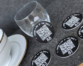 Qr Code Table Marker Bar Pub Restaurant Ordering - Etsy