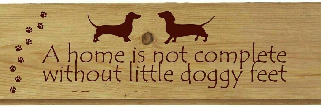 Personalised Sausage Dog Home Sign Novelty Dachshund Garden Gifts Shed ...