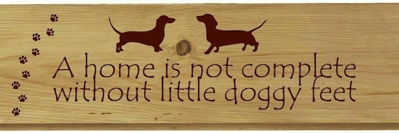 Personalised Sausage Dog Home Sign Novelty Dachshund Garden - Etsy