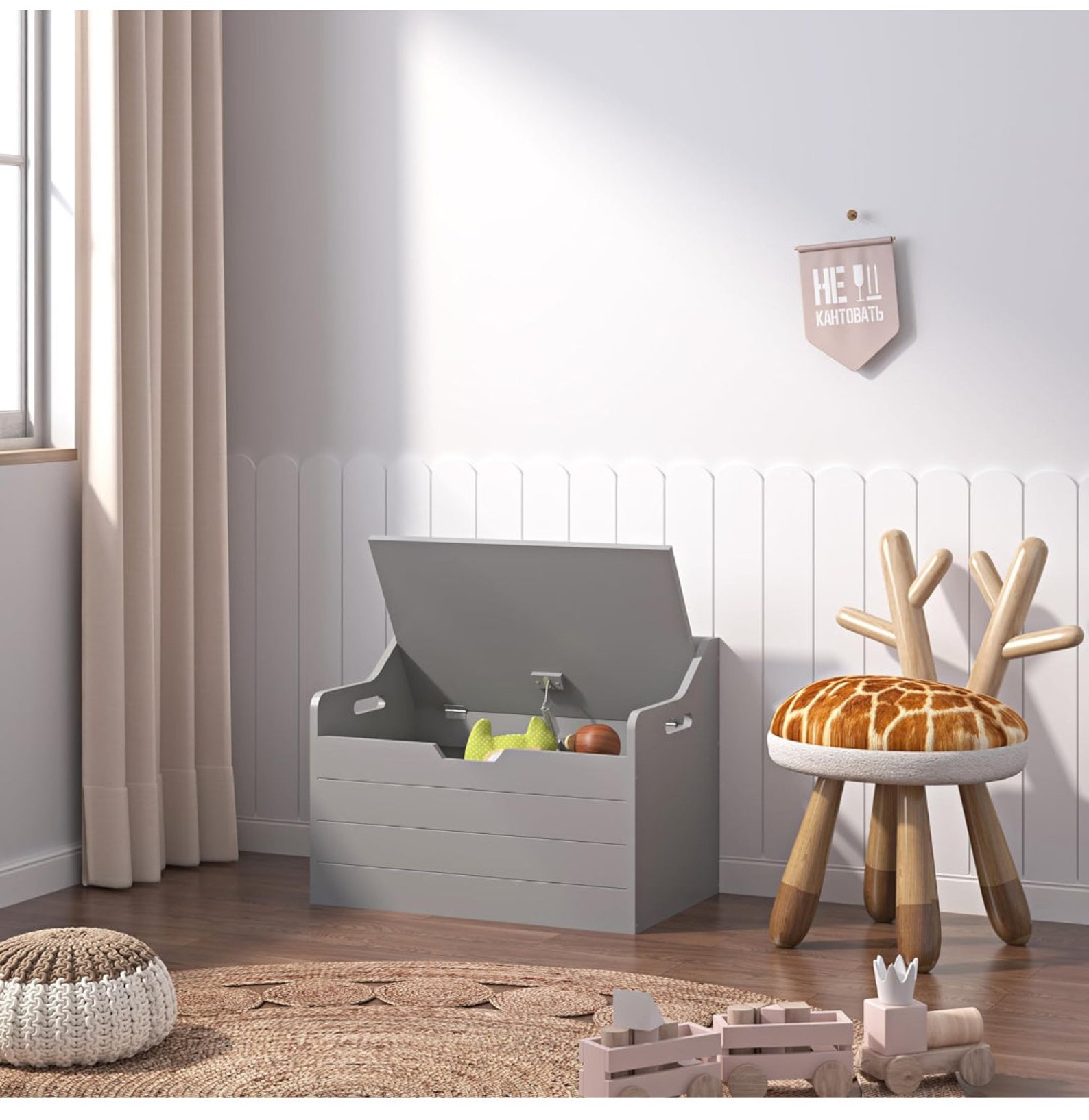 Personalized Children's Toy Box - Etsy